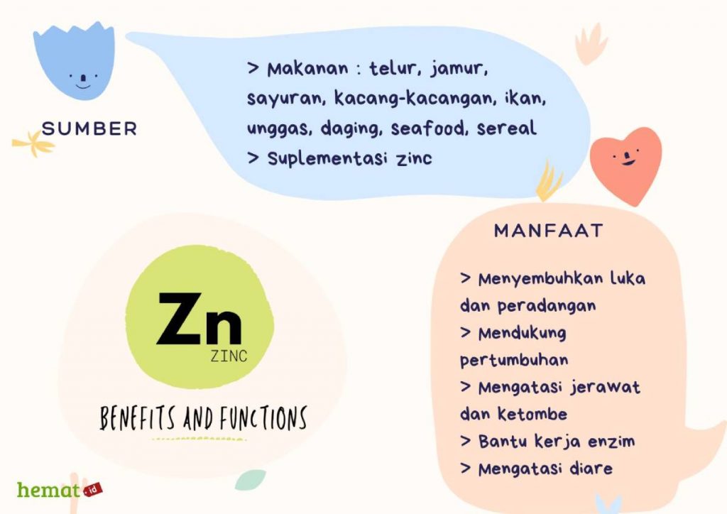 Suplementasi Zinc, Gunanya Bagi Tubuh dan Macam Suplemen Zinc
