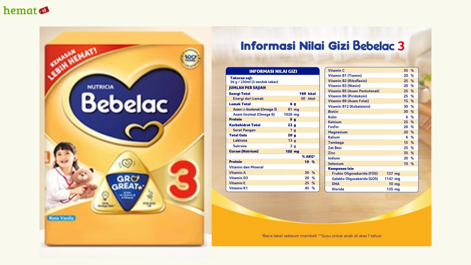 Perbandingan Susu Bebelac dan Susu Dancow - Artikel Tips Belanja Hemat