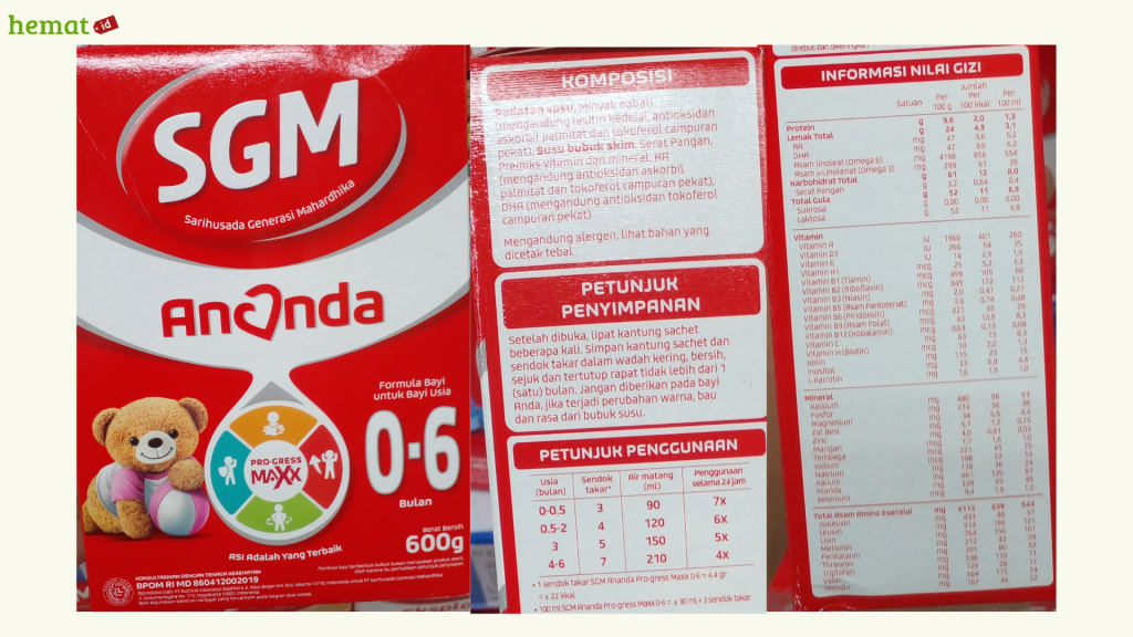 Perbandingan Susu SGM dan Morinaga - Artikel Tips Belanja Hemat