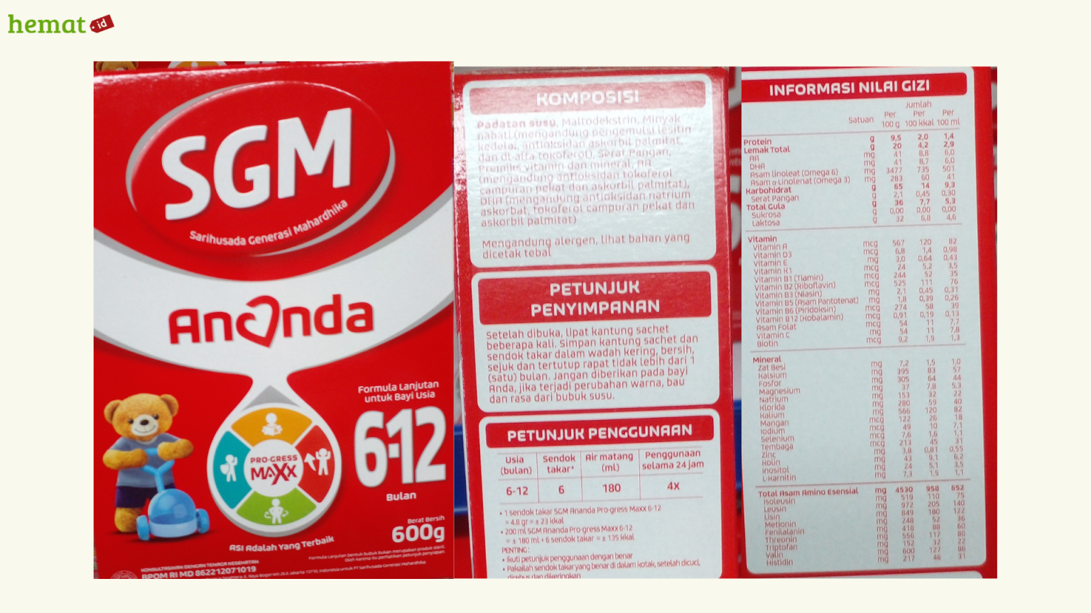 Perbandingan Susu SGM dan Morinaga - Artikel Tips Belanja Hemat
