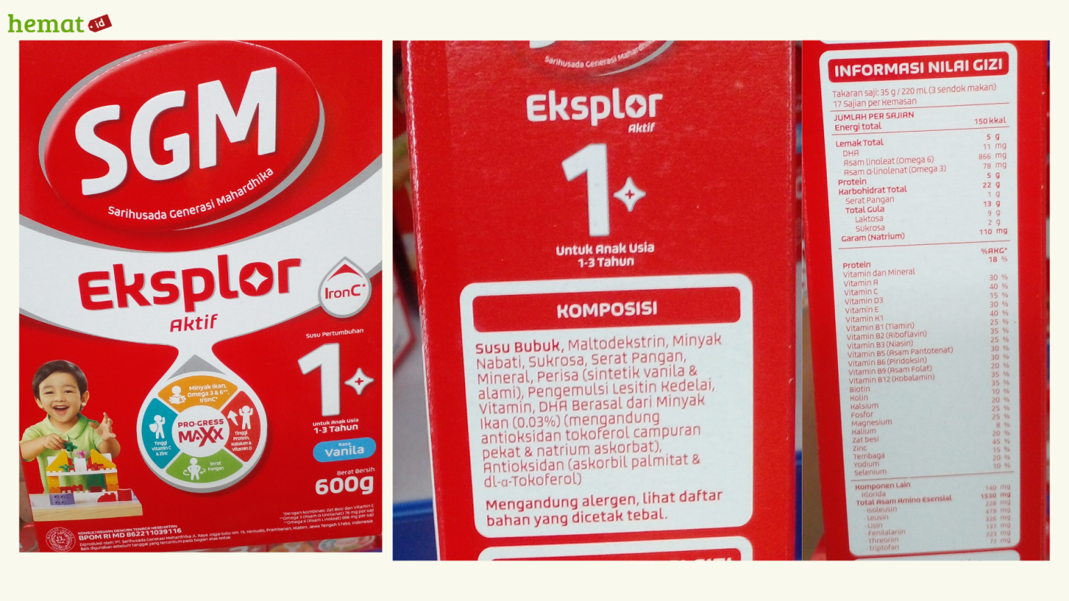 Perbandingan Susu SGM dan Morinaga - Artikel Tips Belanja Hemat