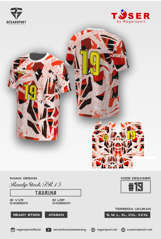 Produk Atasan voli lengan pendek pria