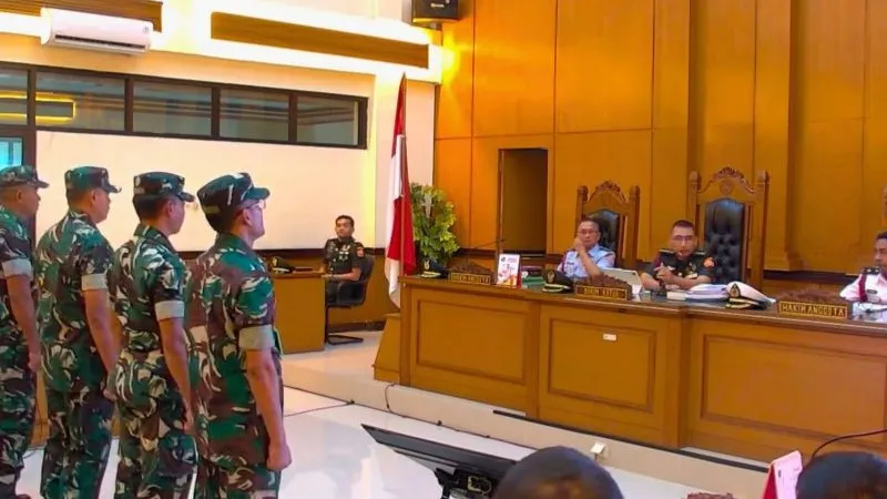 Empat Anggota TNI Penyiram Andrie Yunus Dituntut 2,5 Tahun Penjara ...