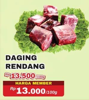 Harga Daging Rendang Sapi Special 100 gr hari ini Jumat, 19 Jun 2026 13 ...