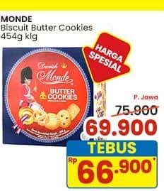 Harga Monde Butter Cookies 454 gr hari ini Minggu, 24 Mei 2026 04.07 WIB