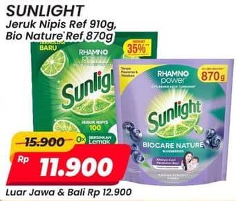 Promo Harga Sunlight 2in1 Krim Bubuk Pembersih Sabun Cuci Piring ...