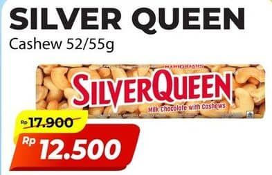 Harga Silver Queen Chocolate Cashew 58 gr hari ini Sabtu, 13 Jun 2026 ...