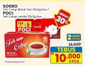 Harga Sosro Teh Celup hari ini Kamis, 28 Mei 2026 16.03 WIB