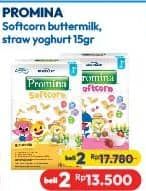 Promo Harga Promina Snack Softcorn Buttermilk, Strawberry Yogurt 15 gr ...