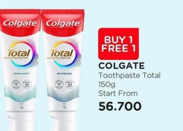 Harga Colgate Toothpaste Total Whitening 150 gr hari ini Selasa, 9 Jun ...