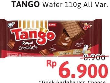 Harga Tango Wafer Sassy Stroberi 110 gr hari ini Minggu, 14 Jun 2026 14 ...