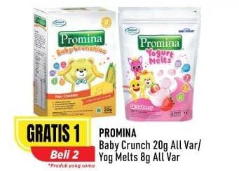 Promo Harga Promina Yogurt Melts Strawberry Original 8 gr Strawberry 8 ...