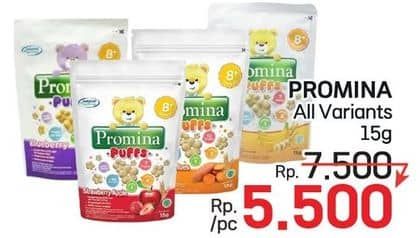 Harga Promina Puffs hari ini Minggu, 24 Mei 2026 10.30 WIB