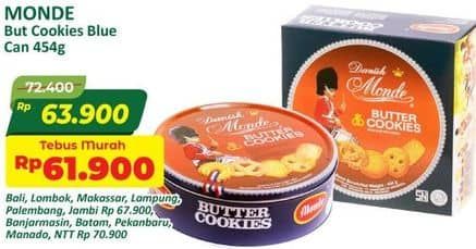 Harga Monde Butter Cookies 454 gr hari ini Minggu, 24 Mei 2026 04.07 WIB