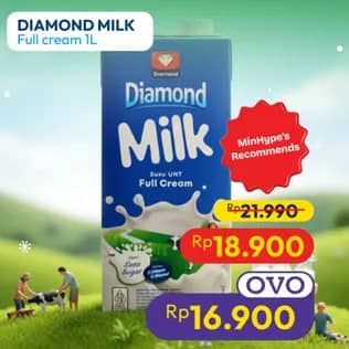 Harga Diamond Susu UHT dan Promo di Alfamart dan Indomaret Hari ini 25 ...