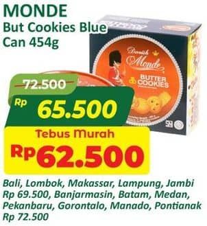 Harga Monde Butter Cookies 454 gr hari ini Minggu, 24 Mei 2026 04.07 WIB